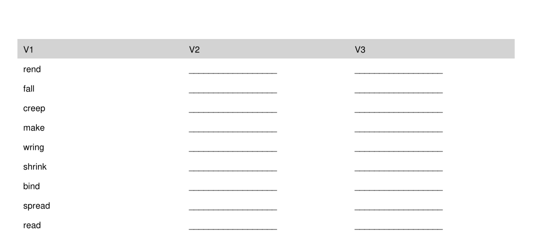 english-irregular-verbs